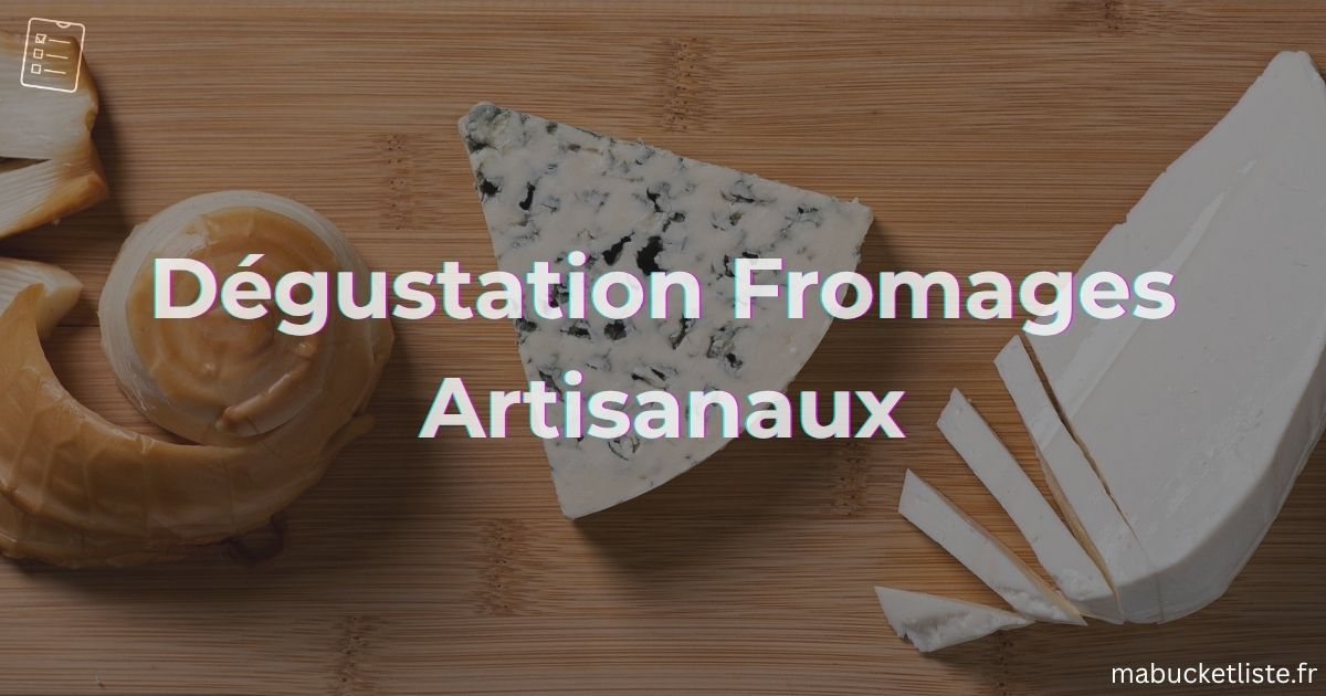 Dégustation de fromages artisanaux | Ma Bucket Liste