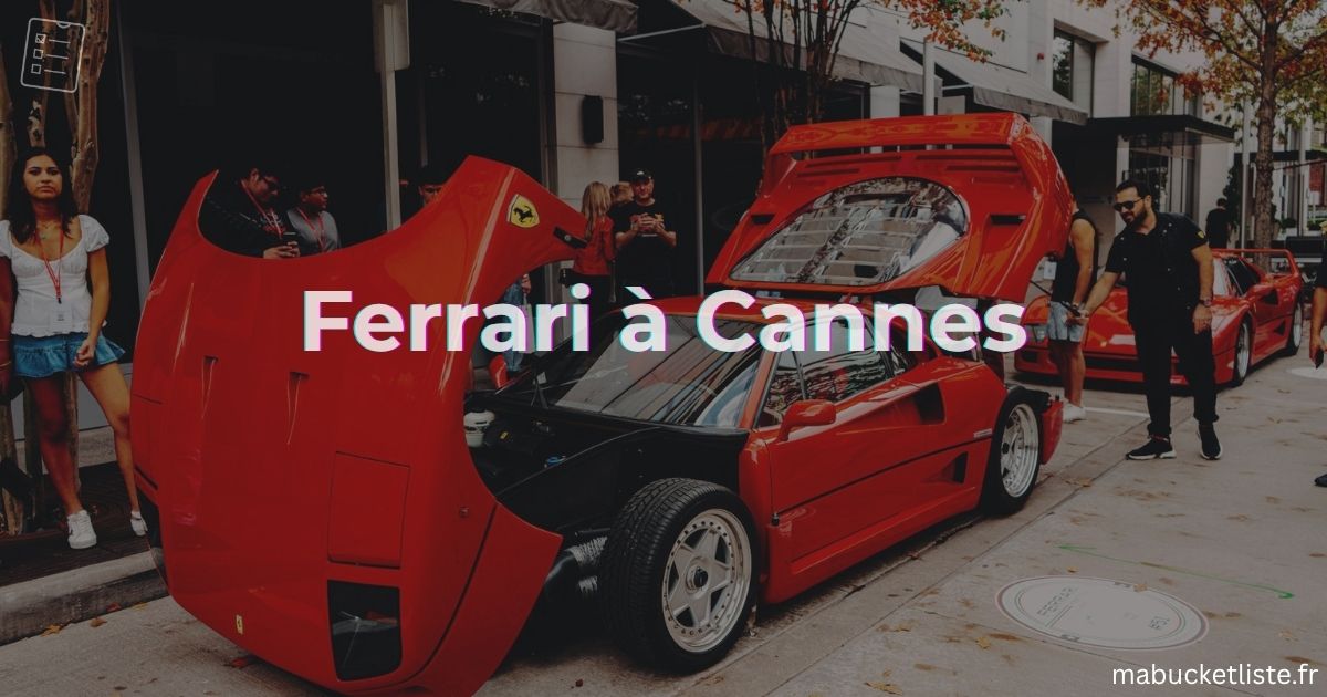 Visite Guidée Ferrari à Cannes - 35min sur la Croisette | Ma Bucket Liste